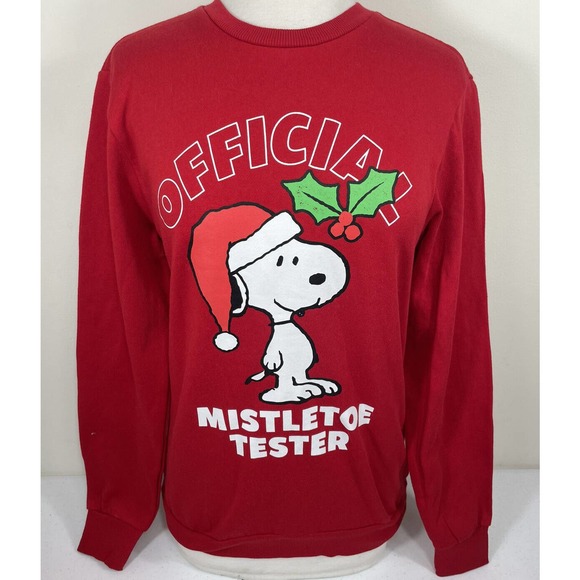 Peanuts | Shirts | Snoopy Peanuts Official Mistletoe Tester Crewneck ...